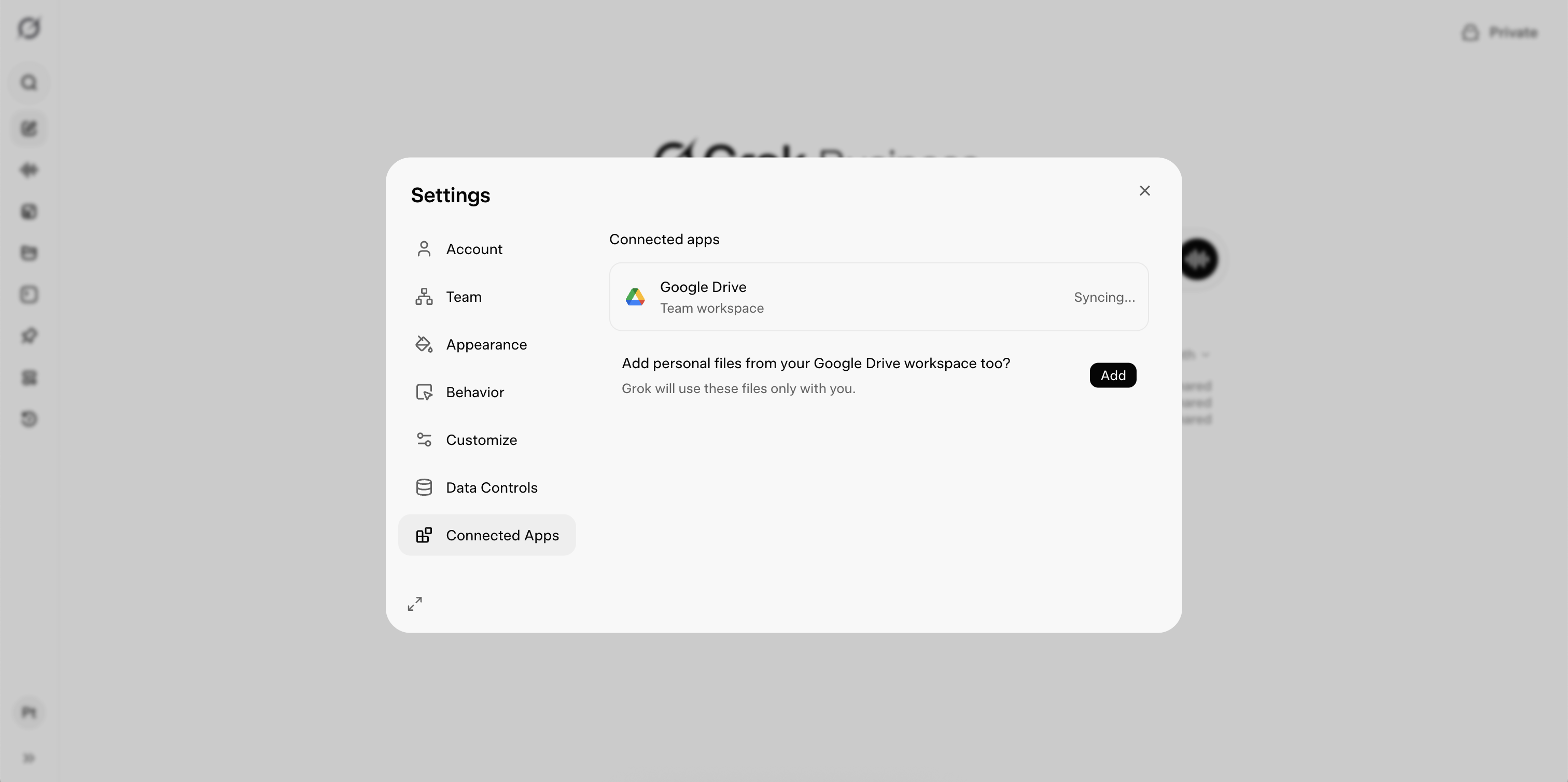 Google Drive Integration with Grok | xAI