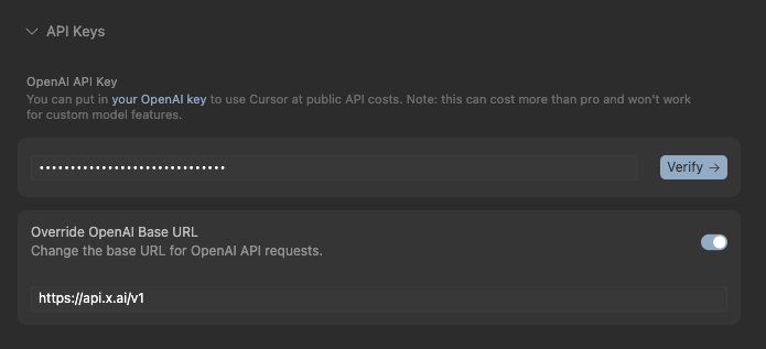 Use with Code Editors | xAI